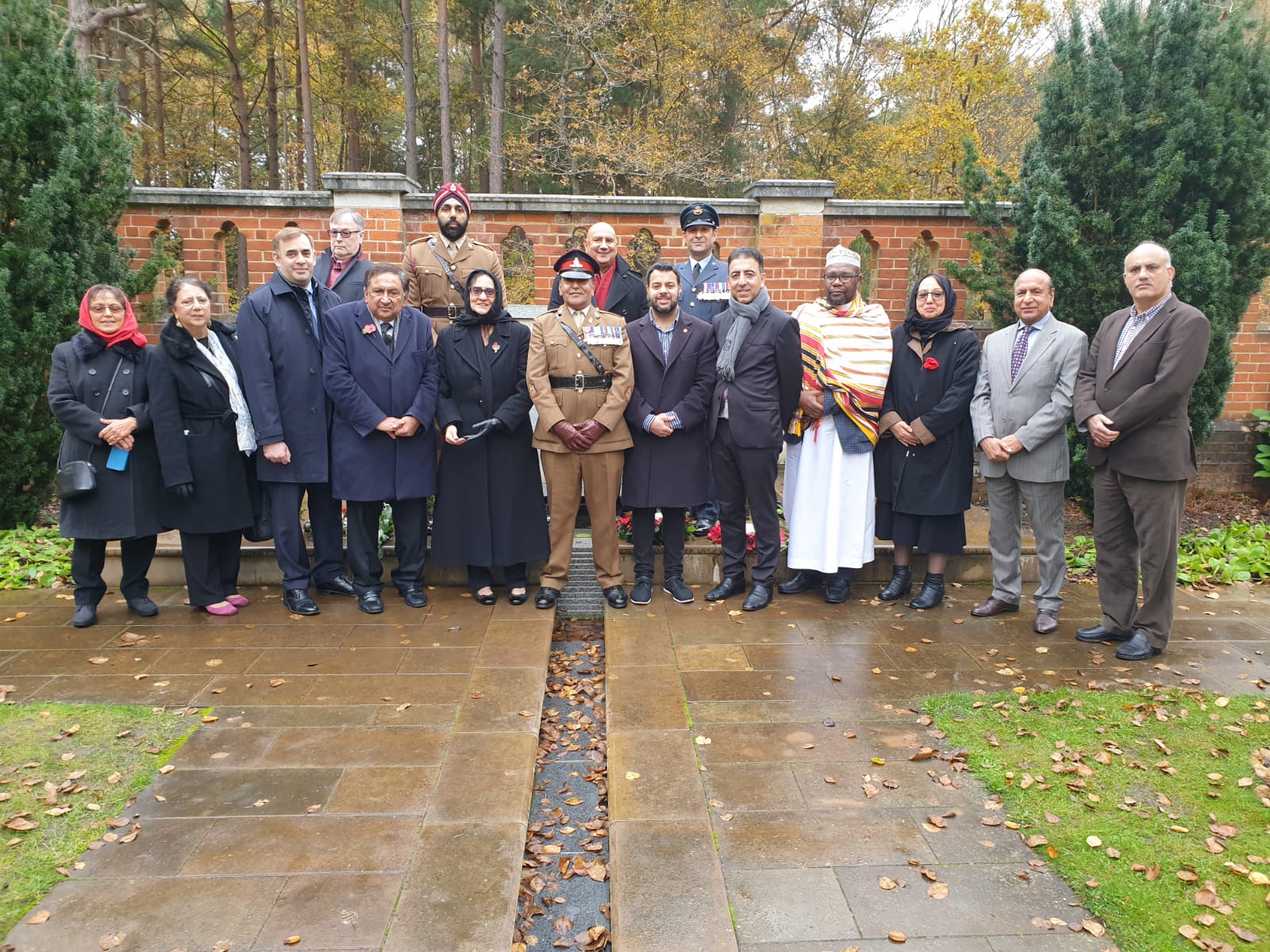 Remembrance Sunday visit to Muslim Burial Ground Peace Garden ...